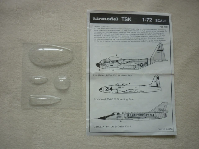 AIRMODEL TSK VAC form Model Conversion Kit 1:72 : Set 102 £1.99 - PicClick UK