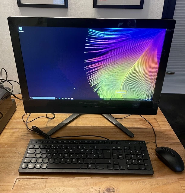 LENOVO C40-30 ALL in One PC Computer 8gb RAM 1T HDD CPU i3-5005U ...