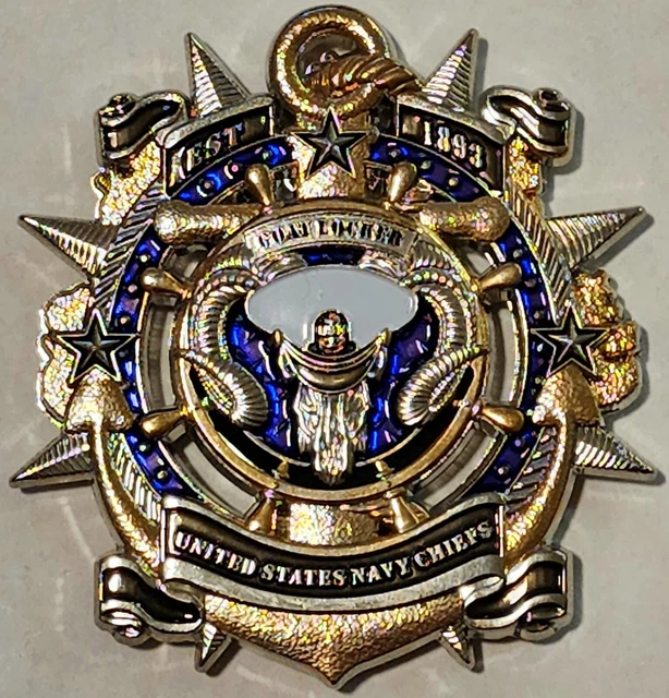 UNITED STATES NAVY Chief Anchor History CPO Mess Navy Chief Challenge ...