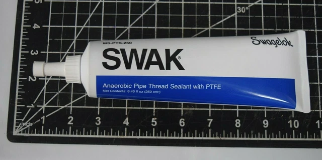 SWAGELOK SWAK MS-PTS-250 Anaerobic Pipe thread sealant with PTFE 8.45 ...