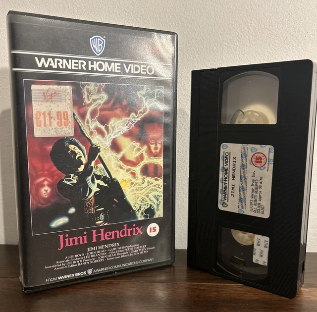 JIMI HENDRIX 1985 Vhs Pal Original Warner Bros Home Video Big Box Music ...