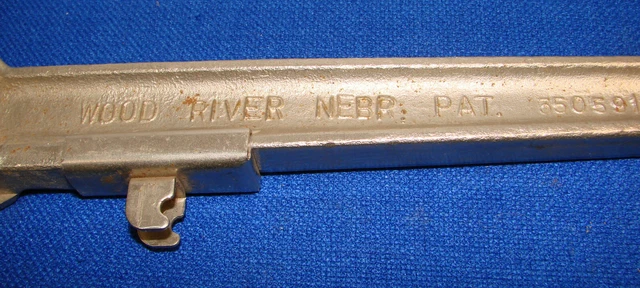 RARE! VINTAGE CHAIN / PIPE WRENCH --- OK TOOL CORP --- wood river ...