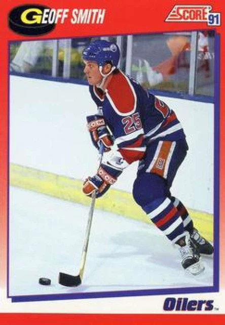 1991-92 SCORE CANADIAN Bilingual #87 Geoff Smith Edmonton Oilers $0.99 ...