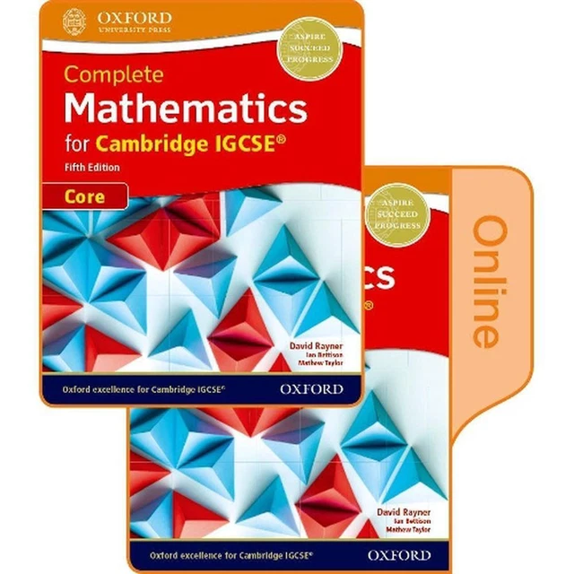 COMPLETE MATHEMATICS FOR Cambridge IGCSE Student Book (Core): Print & Online Stu $170.80 ...