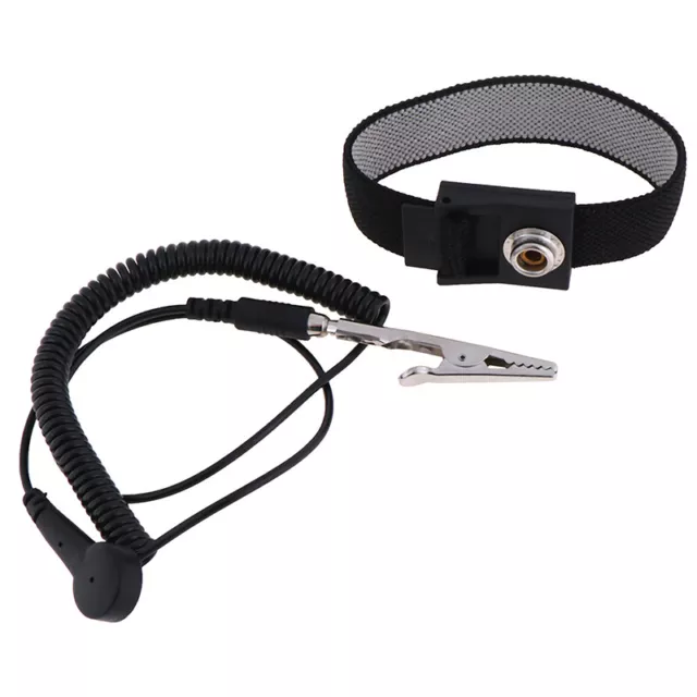 ADJUSTABLE ANTI-STATIC ESD Strap Antistatic Grounding Bracelet Wrist ... ADJUSTABLE ANTI-STATIC ESD Strap Antistatic Grounding Bracelet Wrist ...
