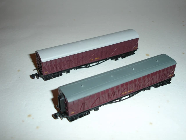N GAUGE DAPOL NC-001 Siphon G W1449 Maroon & NC-004 Siphon H 1435 Brown ...