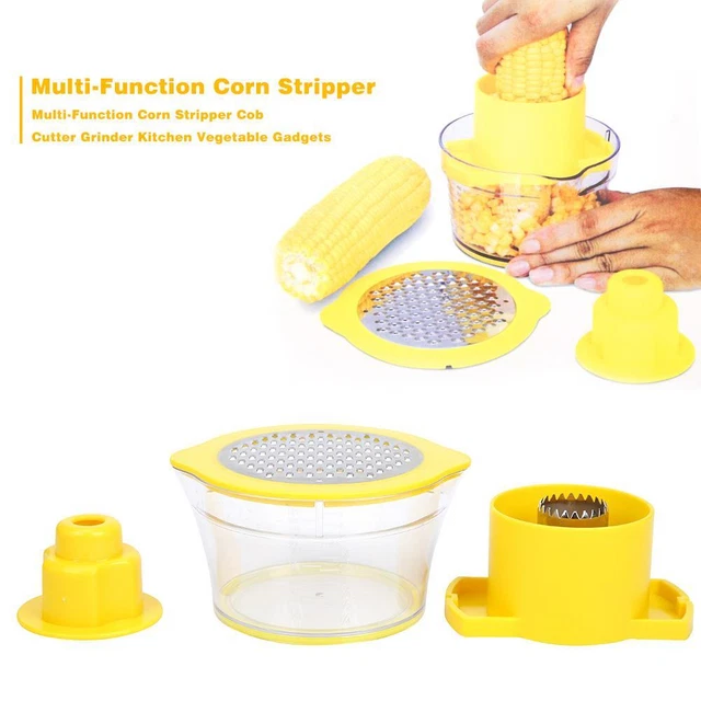 CORN COB STRIPPER Corn Slicer Vegetable Cutter Splitter Kitchen Grinder ...