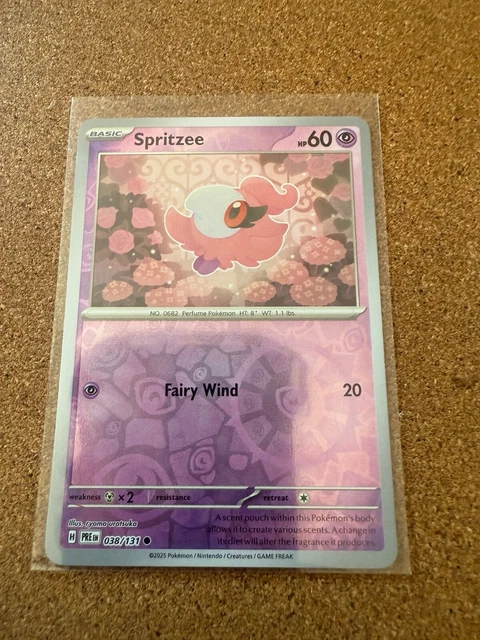 SPRITZEE [REVERSE] #38 Pokemon Prismatic Evolutions £2.25 - PicClick UK