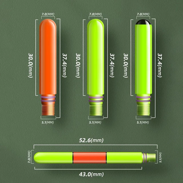 1PC SENSOR COLOR Change LED Fishing Smart Float Top cr425 Battery $8.77 ...