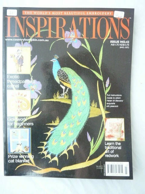 INSPIRATIONS BACK ISSUE Magazine The World's Most Beautiful Embroidery ...