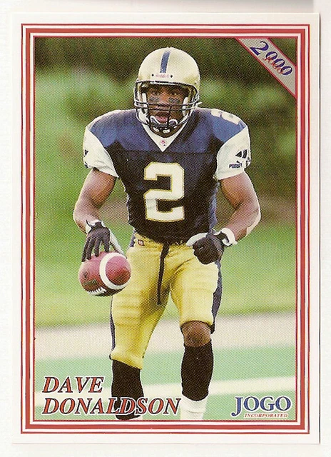 CARTE DAVE DONALDSON 2000 Jogo LCF #226 Winnipeg Blue Bombers Bisons du ...