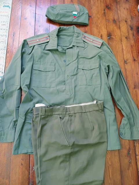 ORIGINAL BULGARIAN ARMY Communist Era Military Officer Major Summer ...