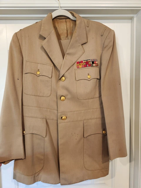 WW2 WWII US Navy Uniform To Capt. Cooper Bright £230.10 - PicClick UK