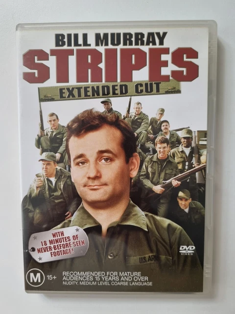 STRIPES - EXTENDED Cut (DVD, 1981) Bill Murray John Candy Ivan Reitman ...