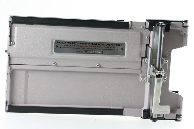 POLAROID MODÈLE 500 Film Holder pour 4x5 Magazine Packets Rückwand ...