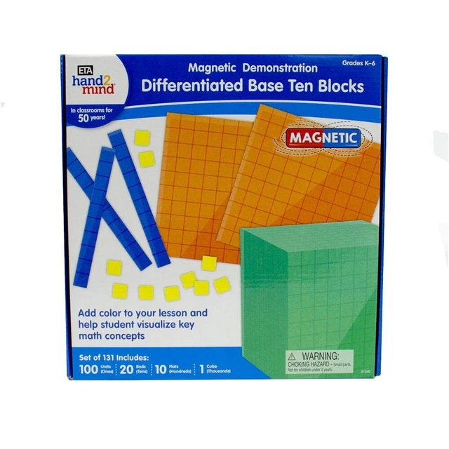 HAND2MIND MAGNETIC DEMOSTRATION DIFFERENTIATED BASE TEN BLOCKS ...