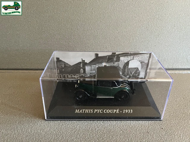 VOITURE MINIATURE MATHIS Pyc Coupé 1933 au 1/43 Ixo Altaya EUR 14,90 - PicClick FR