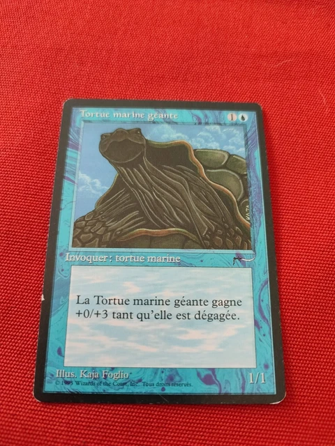 TORTUE MARINE GIANT Tortoise Renaissance Rare Card Magic MTG FR £6.13 ...