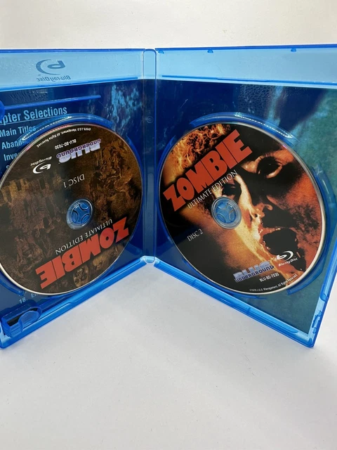 ZOMBIE.2-DISC ULTIMATE EDITION.BLUE Underground Blu Ray.Region Free EUR ...