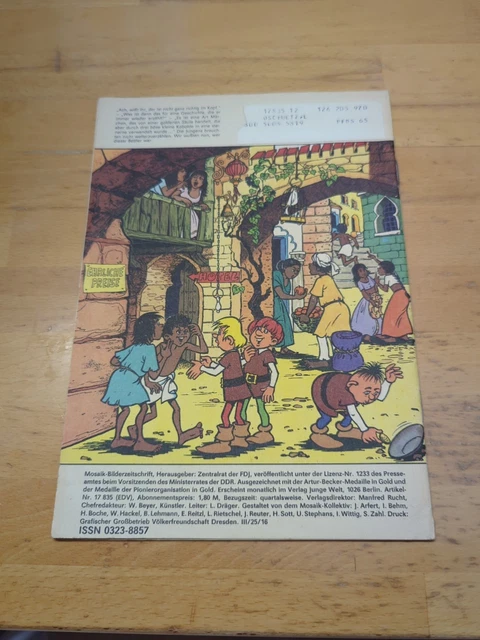 MOSAIK HEFT NR.12 Ein Glückliches Ende DDR aus 1987 Abrafaxe EUR 1,00 - PicClick DE