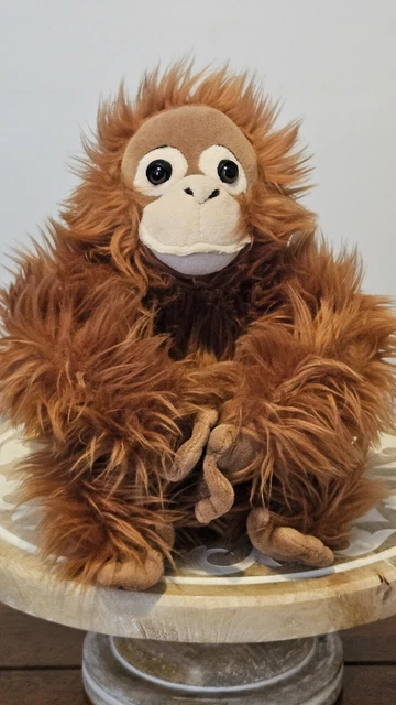 ADORABLE KEEL TOYS Soft Toy Cuddly 9” Plush Hanging Baby Monkey ...