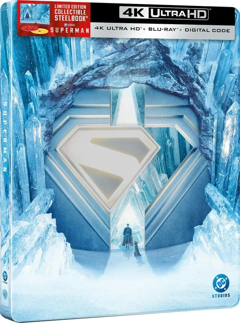 SUPERMAN STEELBOOK (2025 James Gunn) 4K Ultra Hd+Bd+Digital New! Sealed! $118.53 - PicClick CA