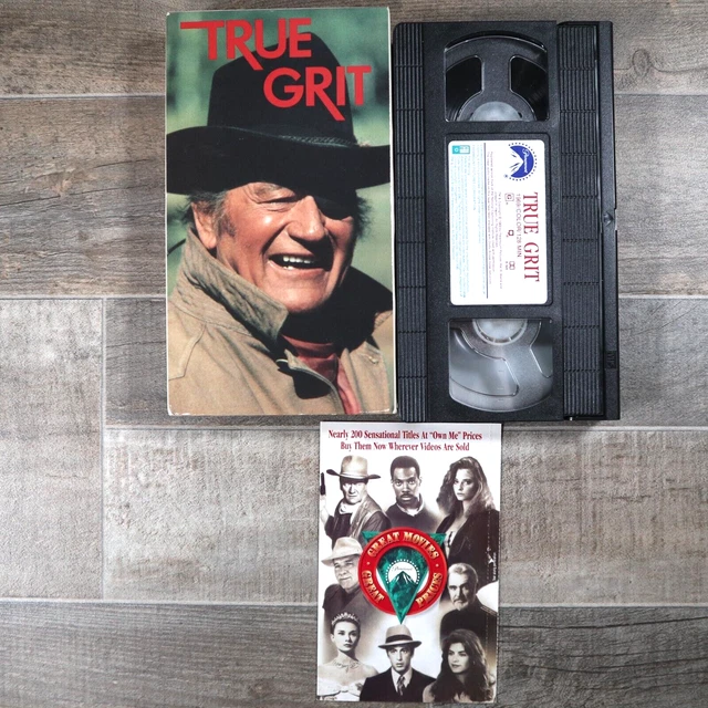 TRUE GRIT VHS John Wayne, Glen Campbell, Kim Darby, Robert Duval ...