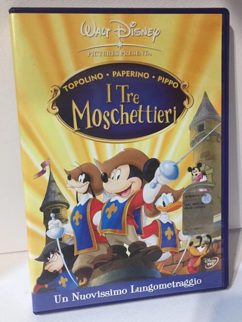 I TRE MOSCHETTIERI DVD Disney Classici Topolino Pippo e Paperino Come da Foto EUR 5,99 - PicClick IT