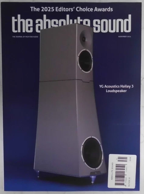 ABSOLUTE SOUND MAGAZINE Nov 2024 The 2025 Editor's Choice Awards. Buyer's Guide £13.99 - PicClick UK