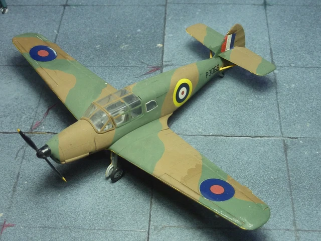 MESSERSCHMITT ME108 RAF captured 1/72 kit built & finished for display ...