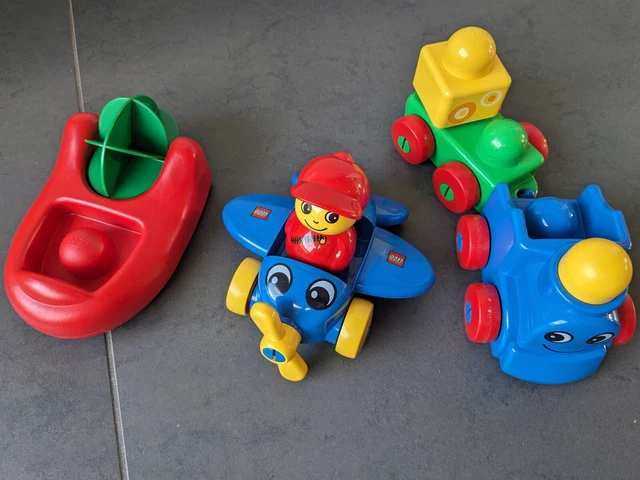 LEGO PRIMO AIRPLANE Train Railway Boat Ship Male Set Duplo £12.24 ...