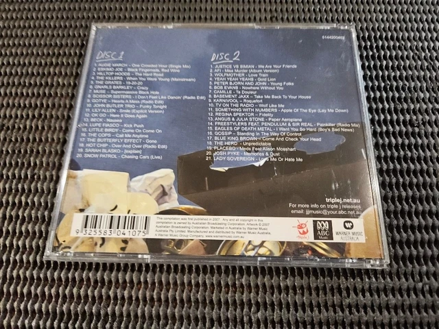 TRIPLE J'S HOTTEST 100 Volume 14 - 2007 ABC 2xCD compilation - rock pop ...