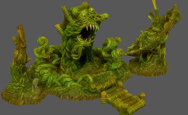 TREE DUNGEONS & Dragons Wargames rôle AoS Fantasy RPG War Gaming EUR 11 ...