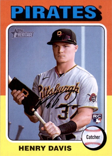 2024 TOPPS HERITAGE Henry Davis RC Pittsburgh Pirates #415 EUR 1,68 ...