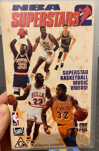NBA SUPERSTARS 2 - Basketball Music Video VHS VIDEO TAPE (sports) $19. ...