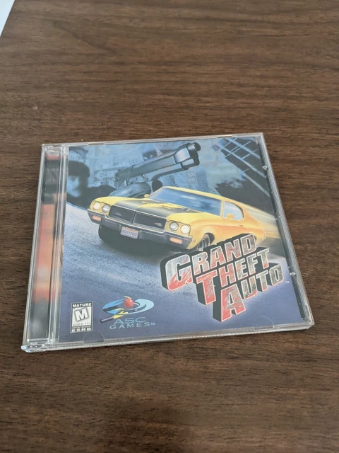 RARE ORIGINAL UNCENSORED Grand Theft Auto GTA Computer Game PC CD 1997 ...