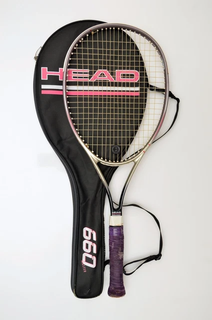 VINTAGE HEAD ELITE Master 660 Twaron Tennis RACKET + BAG racquet ...