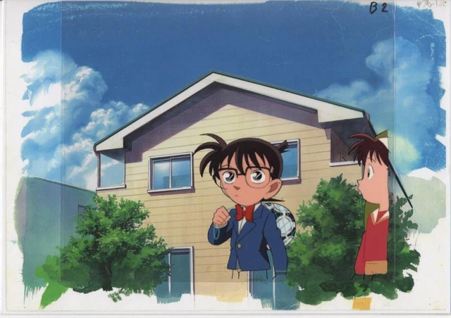 AFFAIRE CLASSÉE CONAN Anime Production Cel Original Animation Peinture ...
