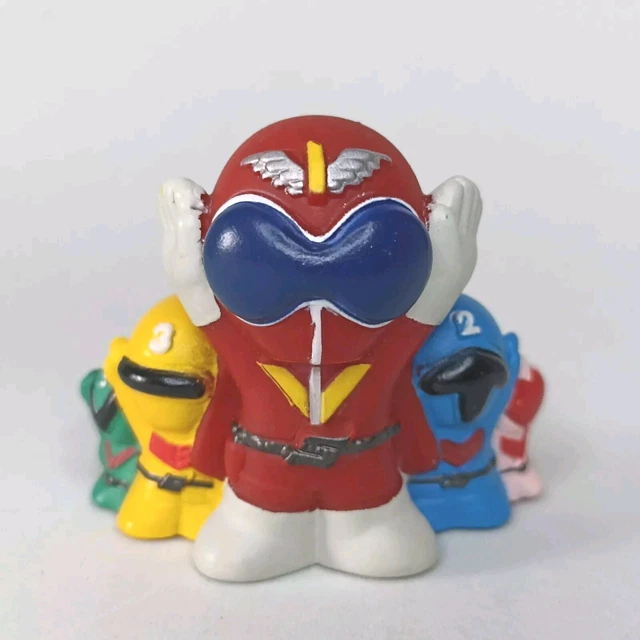 HIMITSU SENTAI GORANGER Finger Puppet Power Rangers Sentai Hero Kids ...