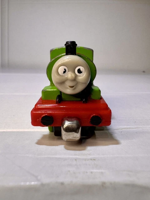 THOMAS THE TANK Engine Shiny Metallic Percy Take N Play Diecast ...