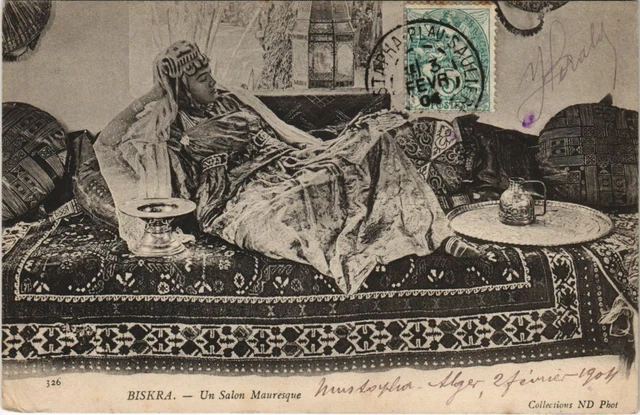 CPA AK BISKRA Un Salon Mauresque ALGERIE (1089326) EUR 6,99 - PicClick FR