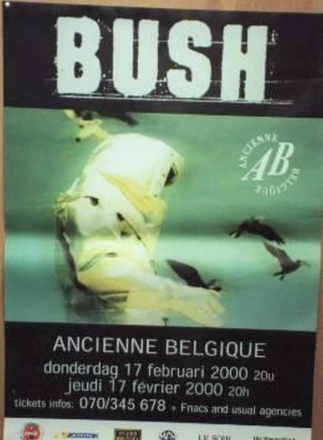 BUSH EN CONCERT 70x100cm Affiche Originale Concert EUR 13,99 - PicClick IT