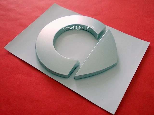 SMART ARGENTO SATINATO FORTWO FORFOUR Stemma ANTERIORE Badge Emblema ...