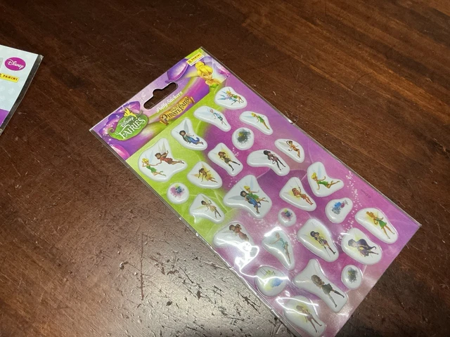 DISNEY FAIRIES TINKERBELL Pirate Sticker Pack Vintage Panini Stickers ...