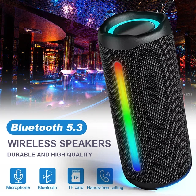 HIGH BASS ULTRA Loud Bluetooth Speakers Wireless Portable Speaker ...