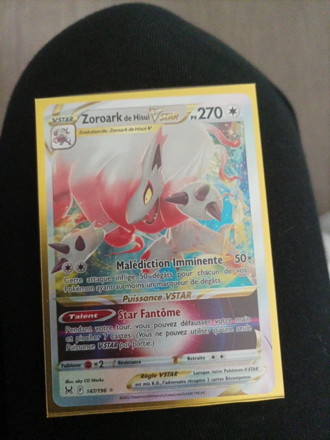 CARTE POKÉMON ZOROARK de hisui Vstar 147/196 EB11 origine perdue FR EUR 7,00 - PicClick FR