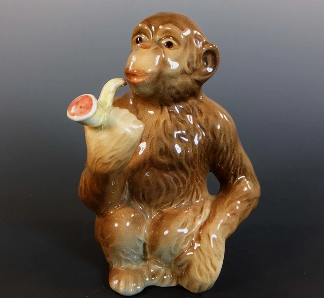LOVELY BESWICK PIPE SMOKING CHIMPANZEE by ARTHUR GREDINGTON - No.1049 £ ...