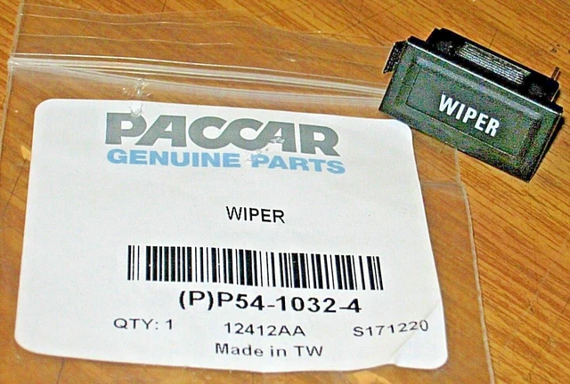 ~NEW PACCAR KENWORTH "Wiper" Dash Insert Indicator Lamp Id~ P54-1032-4 ...