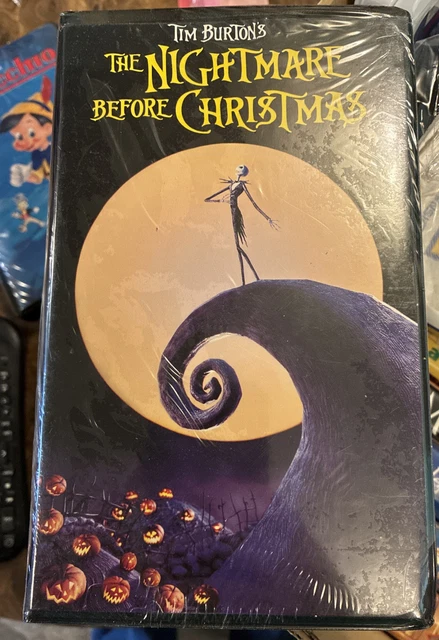 TIM BURTONS THE Nightmare Before Christmas VHS SEALED Touchstone ...