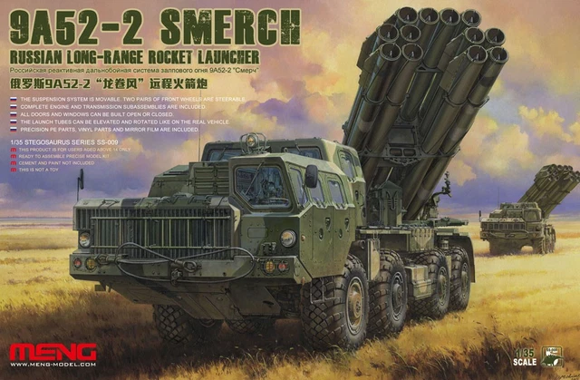 MENG MODEL 1/35 SS-009 Russisch Weiträumige Raketenwerfer 9A52-2 Smerch EUR 87,82 - PicClick DE